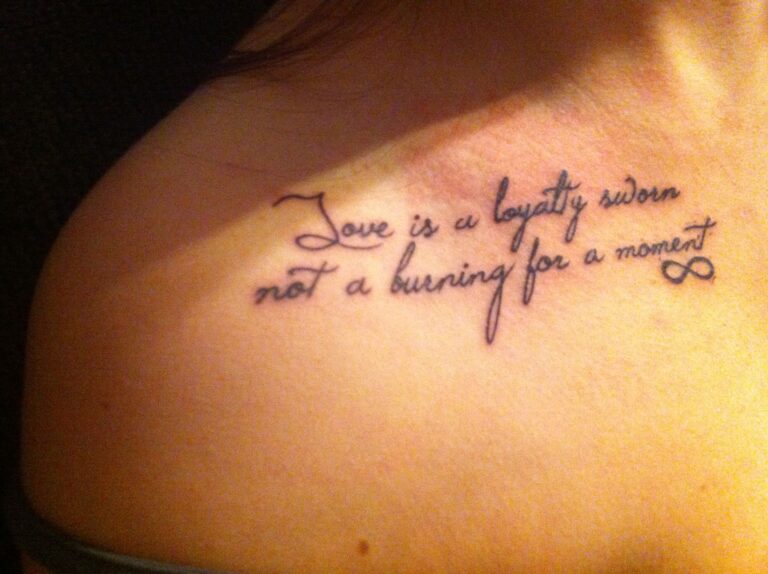 60 Inspiring Loyalty Over Love Tattoo Designs Perfect for Those Who ...