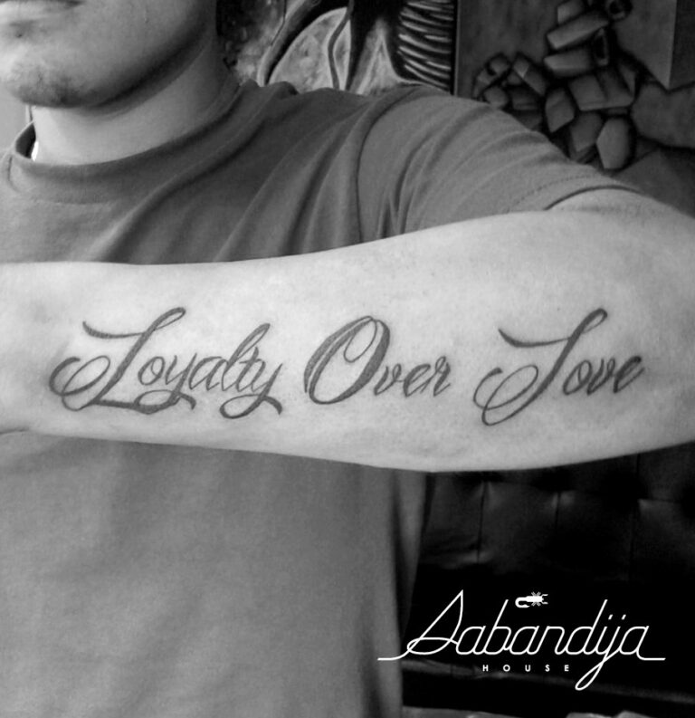 60 Inspiring Loyalty Over Love Tattoo Designs Perfect for Those Who ...